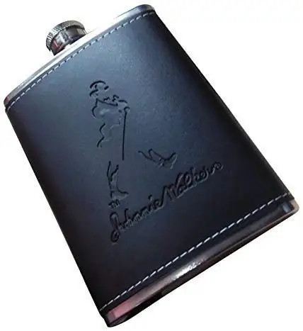 Buy Metal Hip Flask Wrapped In Leather Premium Accessory Also Available ...