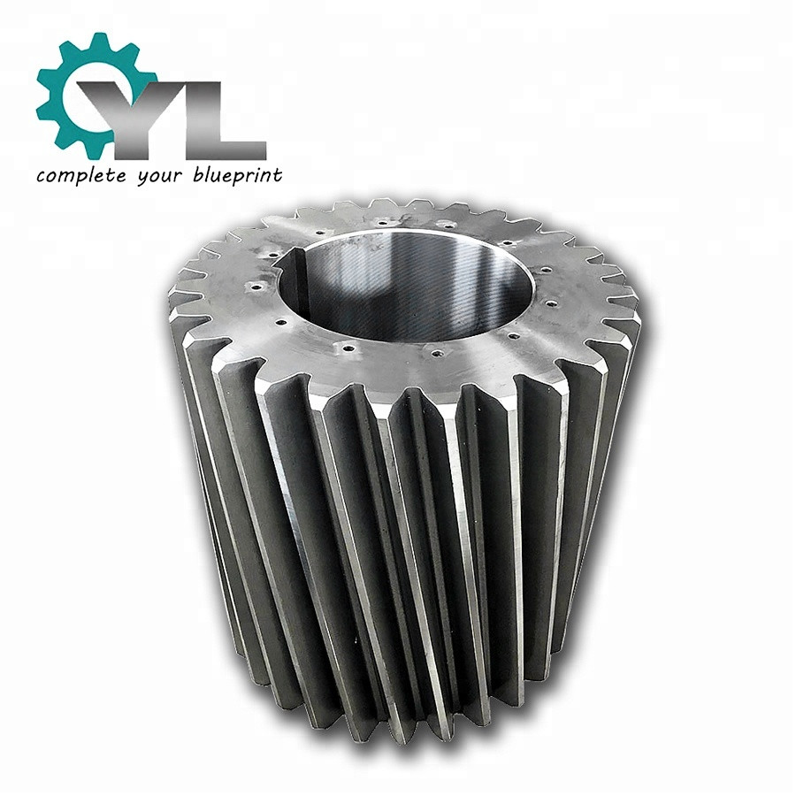 Buy Mining Industrial Custom Angular Helical Pinion Gear Sets Bevel ...