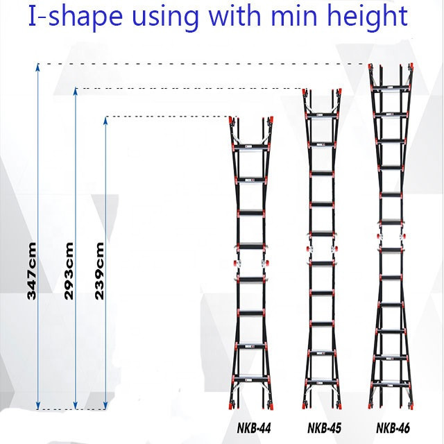 Buy Nvlb-45 Nikawa Vietladders Giant Folding Ladder With Multi-purpose ...