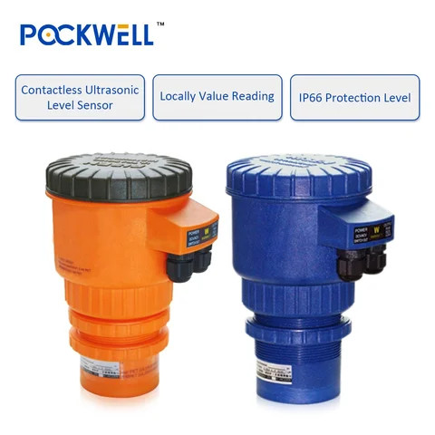 Buy Pockwell 4-20ma 24vdc Rs485 Ultrasonic Non Contact Level Sensor 5m ...