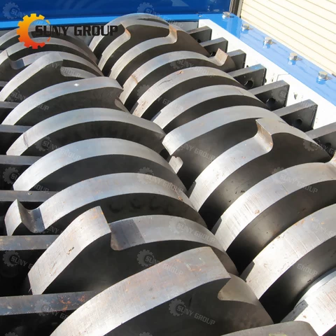 Buy Powerful Single Double Shaft Plastic Wood Chipper Metal Scrap ...