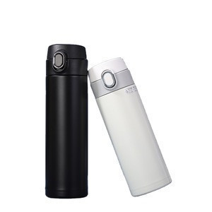 Buy Push Button Lid Thermos Flask Insulated Stainless Steel Vacuum ...
