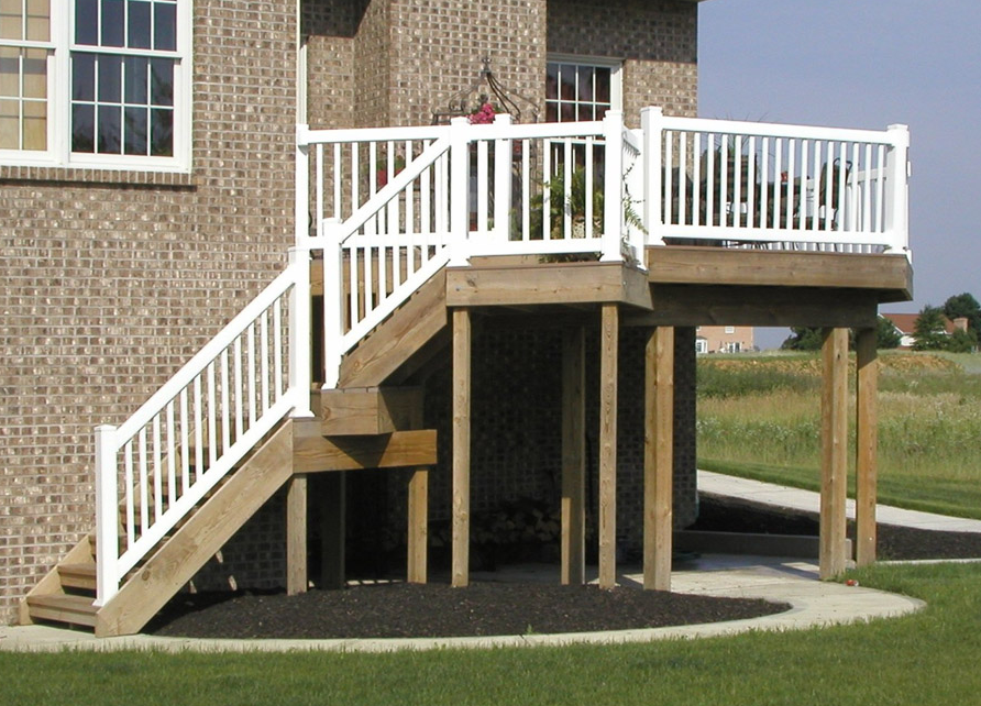 Buy Pvc Plastic Vinyl Railing Porch Stair Railing /handrail from ...