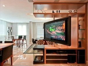 Buy Remote Control 360 Degree Rotating Tv Stand Motorised Swivel ...