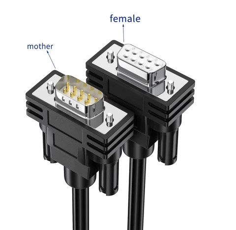 Buy Rs232 Serial Extension Cable Single Female Head Db9 Shielded Cable ...