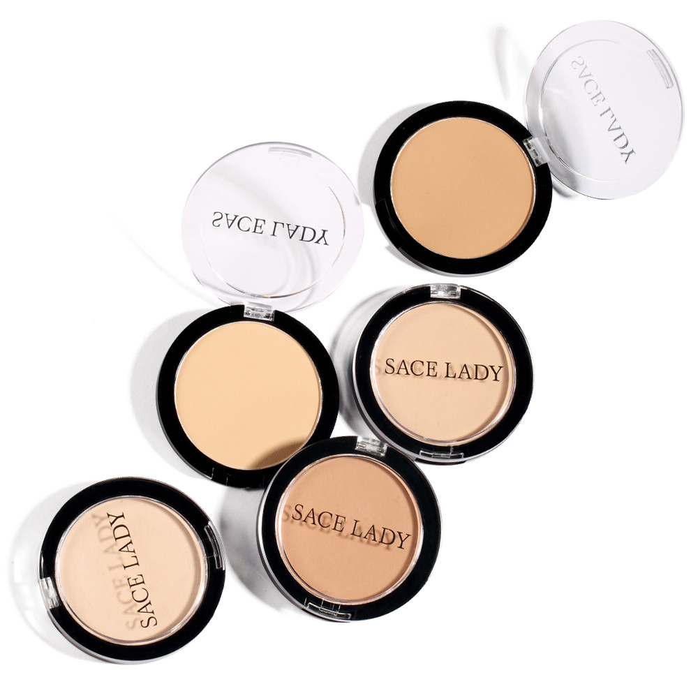 Buy Sace Lady Face Powder Lightweight Matte Makeup Pressed Powder ...