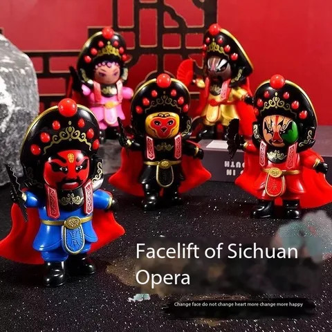 Buy Sichuan Opera Face Changing Toys Plastic Face Changing Expression ...