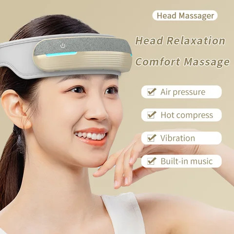 Buy Smart Head Massager Relaxhead Ergonomic Design Breathable Fabric ...