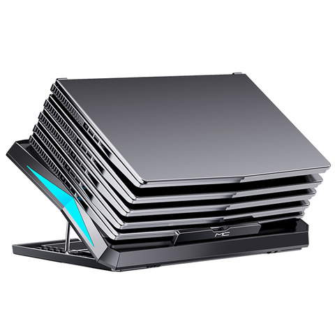 Buy Strong Winds And Rapid Cooling Gaming Notebook Cooler Radiator Rgb ...