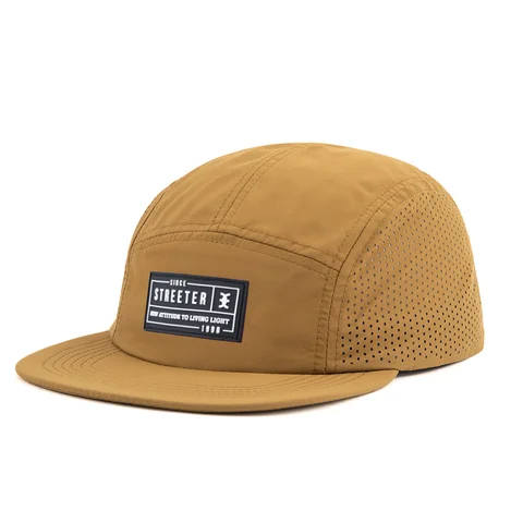 Buy The 5 Panel Cap Running Hat Custom Logo Brim Camping Cap Laser Cut ...
