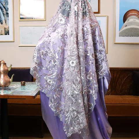 Buy Wholesale 2024 New Saliman Arabic Islamic Embroidery Hijab Dubai ...