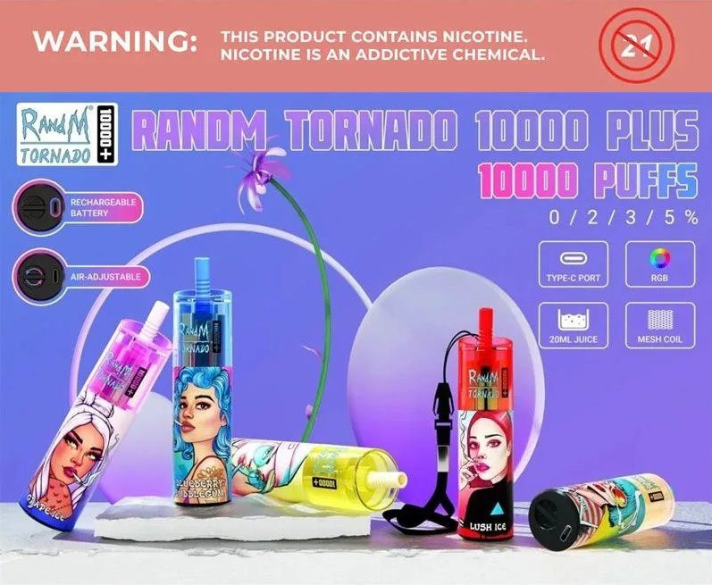 Buy Wholesale Randm Tornado 10000 Puffs Rechargeable Mesh Coil Kk Disposable Ef Best Elux Bang
