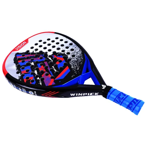 Buy Winpick Tear Drop Fiberglass Padel Racket Carbon Fiber Soft Eva ...
