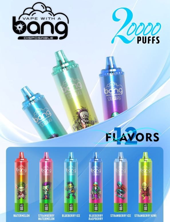 Buy Bang Blaze 20000 Puffs Disposable Vape Pen With Smart Screen ...