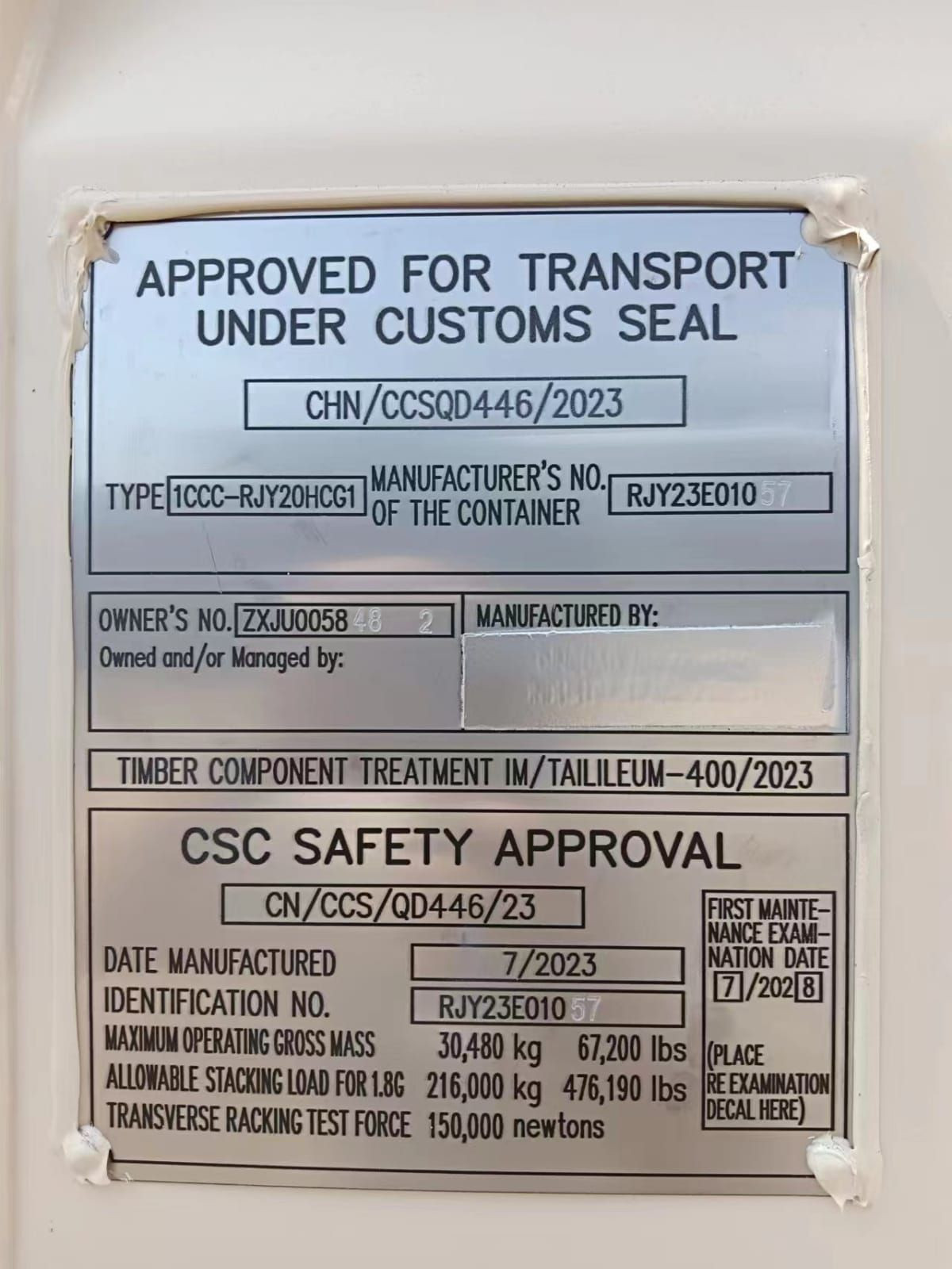 Buy 20ft Container from Tool-pusher Trading and Services, United Arab ...