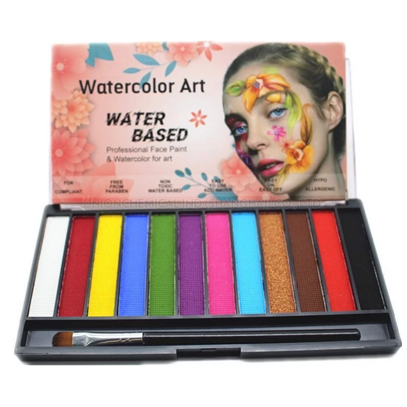 Buy Oem Neon Uv Color Face Paint, Water Activated Aqua Cosmetic Eye ...