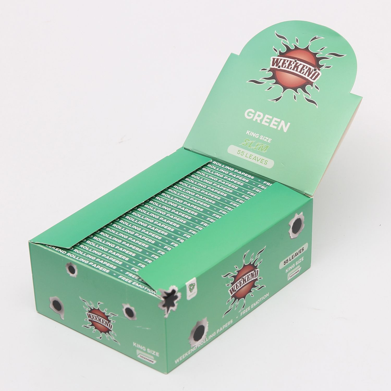 Buy Weekend Green Rolling Paper from Global Routes Import and Export Co ...