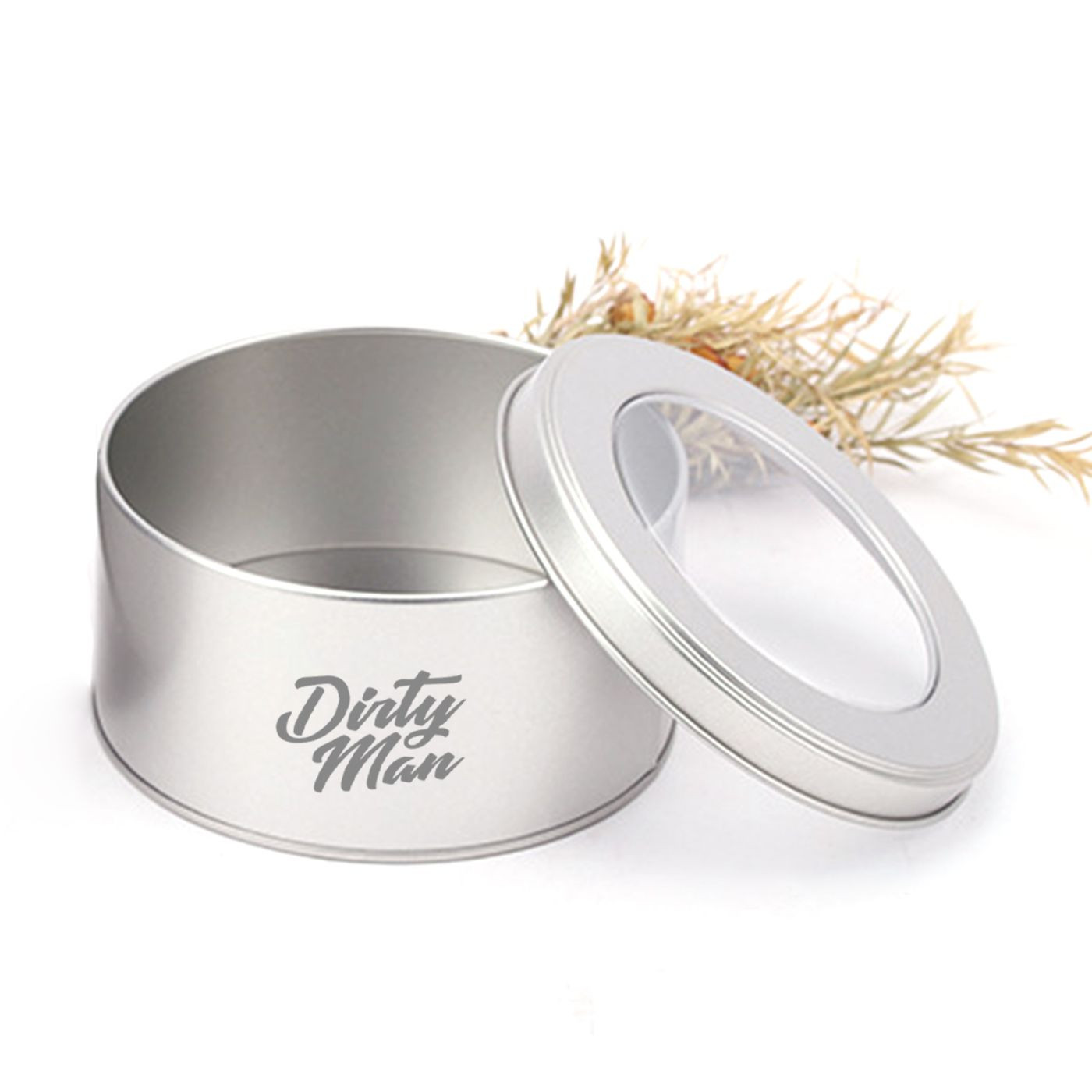 Buy Round Metal Tins Canister With Window Top Lid from Suzhou Hengshuo ...