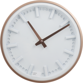 Buy Rose Gold Lounge Silent Wall Clock Plastic Wall Clock130-209565 ...