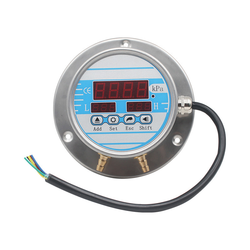Buy -100~0~100kpa Led Digital Differential Pressure Digital Water ...
