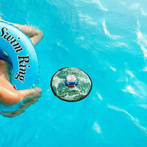 Buy 2021 Amazon Swimming Floating Can Holder Neoprene Floating Drink ...