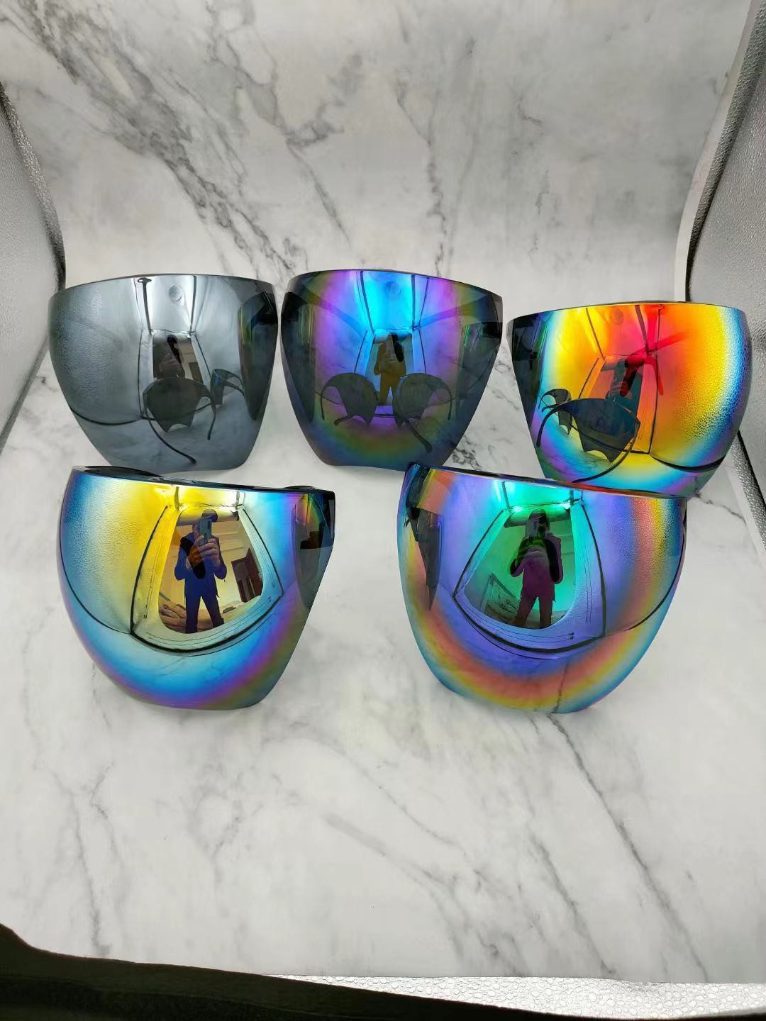 Buy 2021 Full Shield Protection Mirror Clear Oversized Sunglasses ...