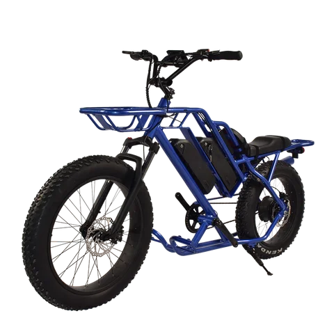 Buy 24inch 1000w Dual Battery Retro Electric Bike With Moped-style Full ...
