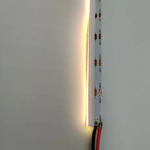 Buy 24v 10mm 640leds/m Cct Adjustable Cob Led Strip Side View Dimmable ...