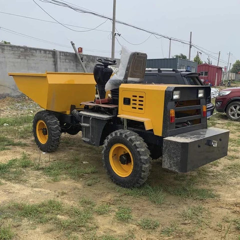 Buy 2ton 4 Wheels Electric Mini Dumper Diesel Dumper Front Load Tipper ...
