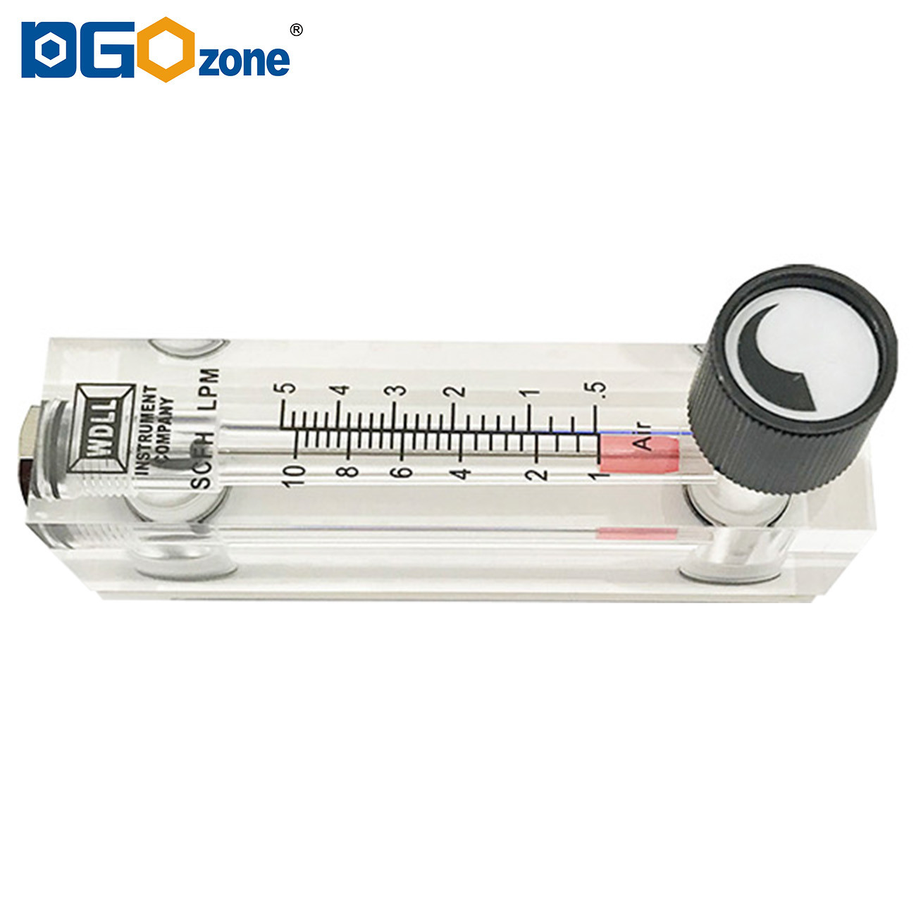 Buy 30-300l/h Panel Air Flow Meter Acrylic Glass Rotameter Gas ...