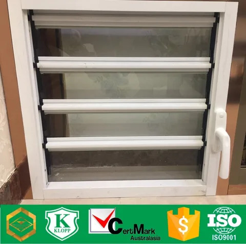 Buy Aluminum Frame Louver Window With Glass from Foshan Lvzhibao ...