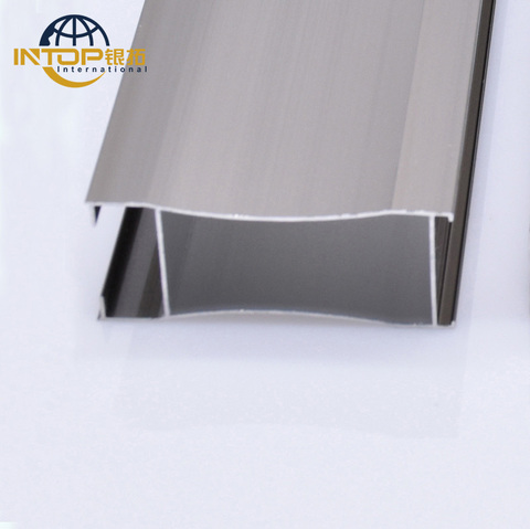 Buy Anodizing Champagne Screen Sill Track Extrusion Aluminum Profile ...