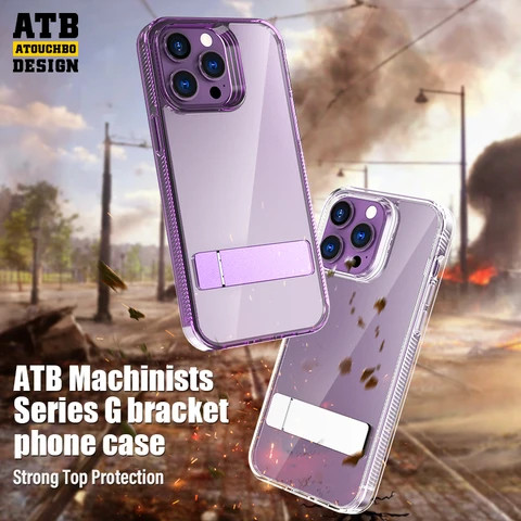 Buy Atb Design Machinists Series Transparent Anti Shock Bracket Phone ...