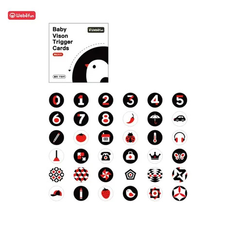 Buy Baby Early Education Flash Stimulation Cards Toy Training Card Baby ...