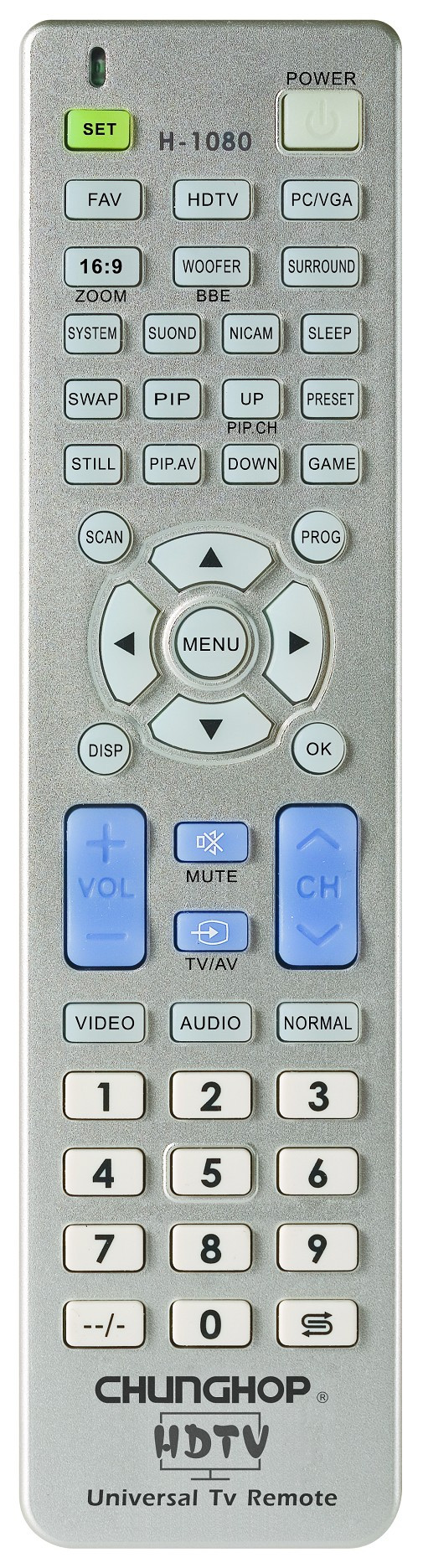 Buy Chunghop H-1080e Ir Universal Tv Remote Control from Chunghop ...