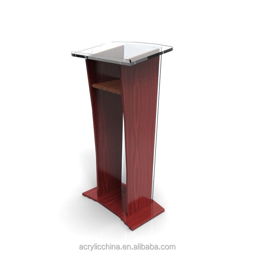 Buy Commercial Furniture Acrylic Wood Pulpits, High Quality Acrylic ...