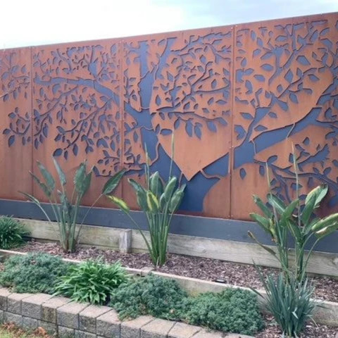 Buy Corten Steel Facade Cladding Premium Quality Customized Pattern ...