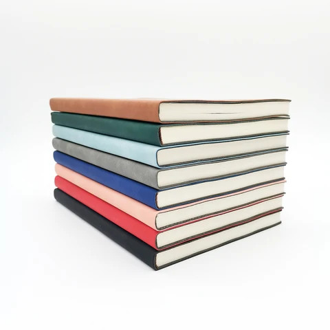 Buy Custom Debossed Logo Spot Uv Hot Sale Softcover Lined Inner Pages ...