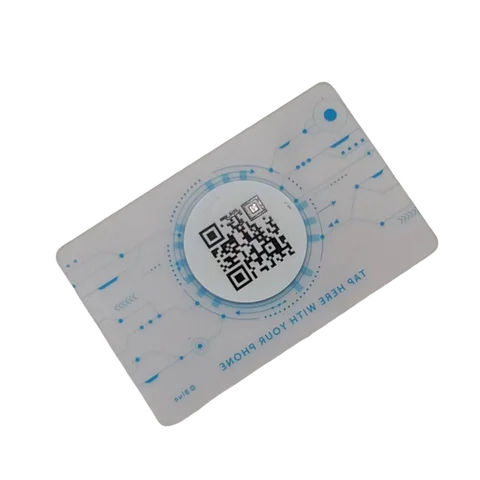 Buy Custom Ntag 213 Nfc Transparent Business Rfid Card For Url Encoding ...