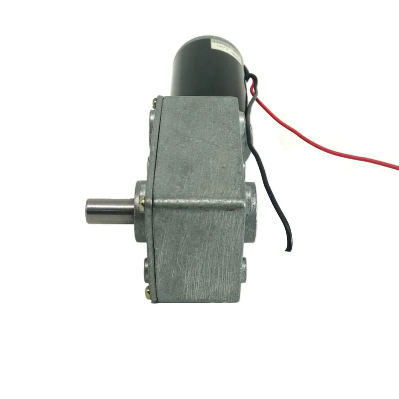 Buy Dc Motor 6v 12v 24v Small Gearbox 10 Rpm Worm Reversible High ...