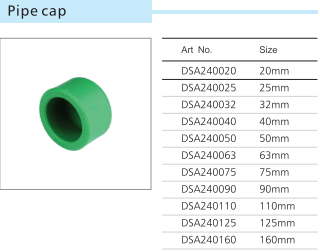 Buy Deso Ppr Pipe End Cap 20-60mm Ppr Pipe Fittings from ZHEJIANG DESO ...