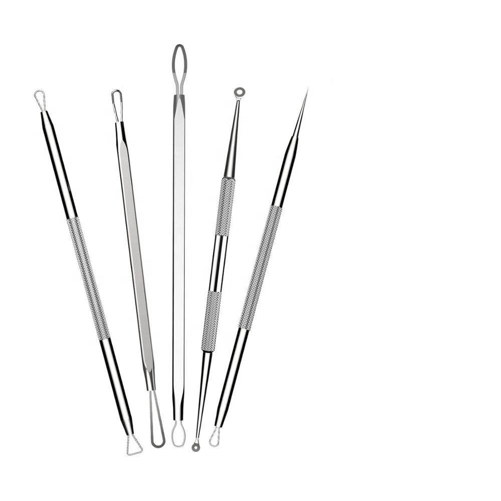 Buy Double Loop Facial Skin Care Tool Blackhead Remover Extractor Kit ...