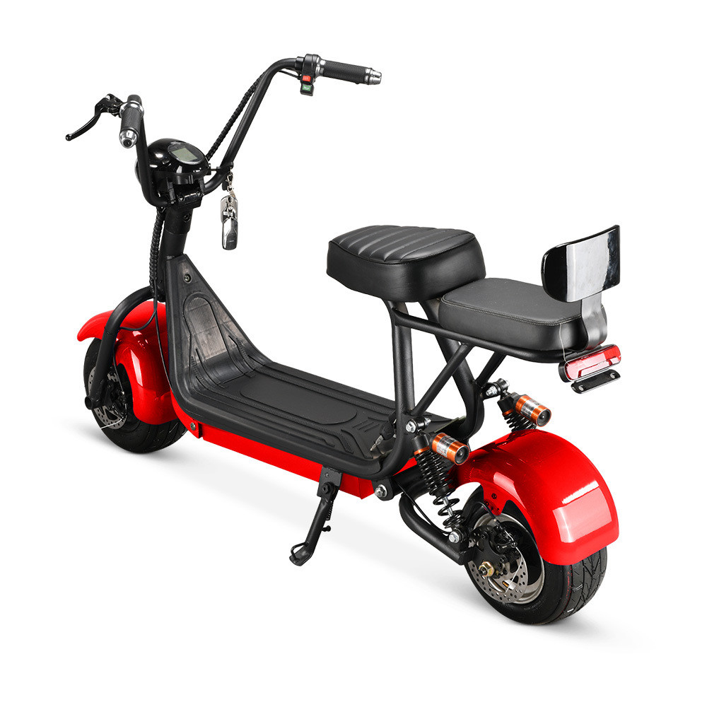 Buy Electric 3 Wide Wheel Fat Tire Citycoco Scooter With Alloy Wheel ...
