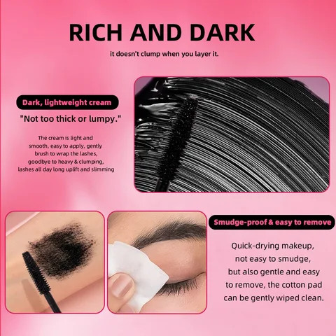 Buy Eye Black Waterproof Styling Non Smudging Thick Curly Slender ...