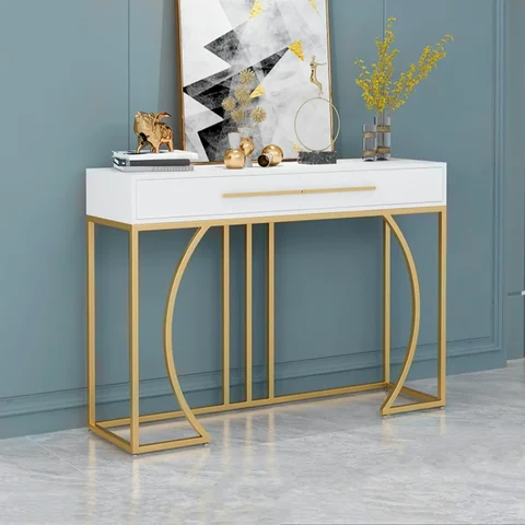 Buy Factory Directly Modern Luxury Furniture Wall Side Table Brushed ...