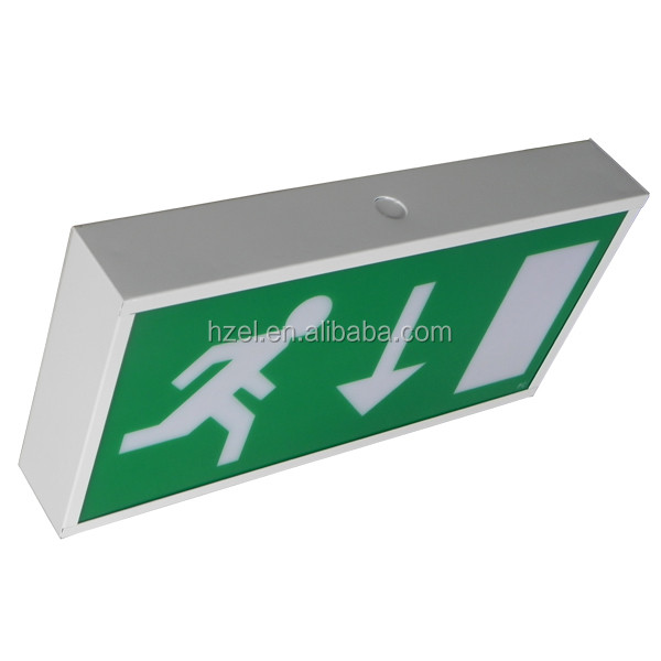 Buy Fluorescent Rechargeable Emergency Exit Sign Lighting from Hangzhou ...