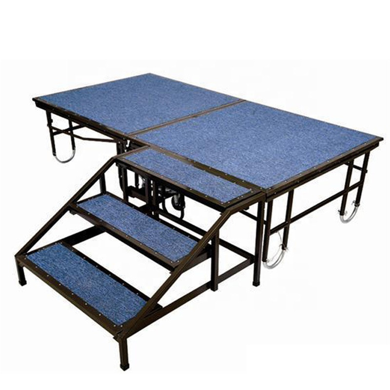 Buy Folding Portable Catwalk Stage Platform With Wheels Event Stage ...