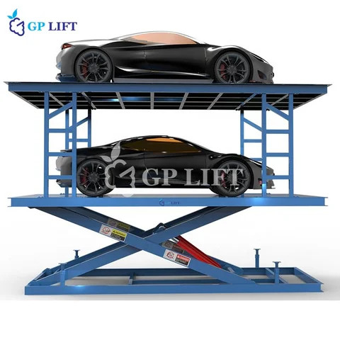 Buy Grape Hydraulic 2 Level Garage Car Lift Platform Table Parking Lift ...