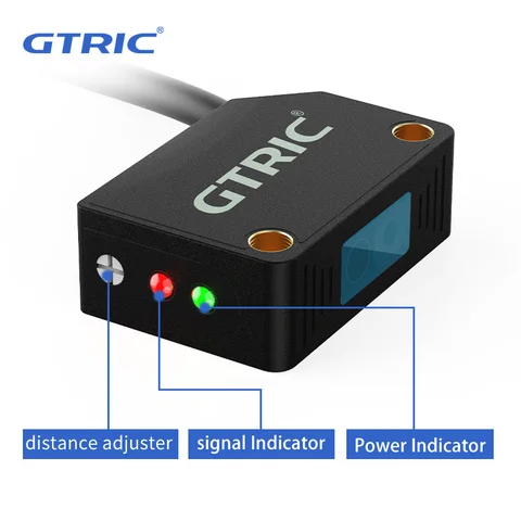 Buy Gtric Square Series Photo Switch Infrared Visible Spot 10-30vdc 3-wires Npn Pnp Diffuse ...