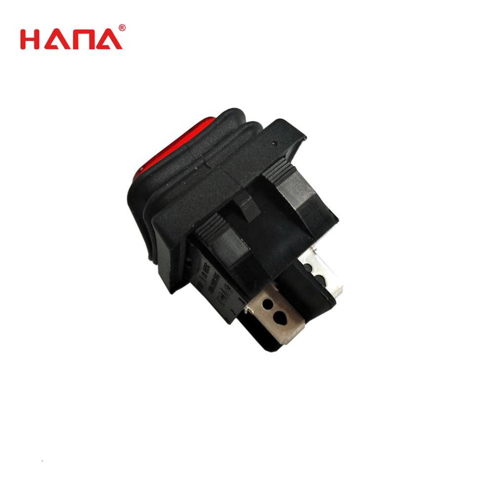 Buy Hana 4 Pins T105/55 Kcd2 Rocker Switch Labels Wiring Diagram, 4 ...